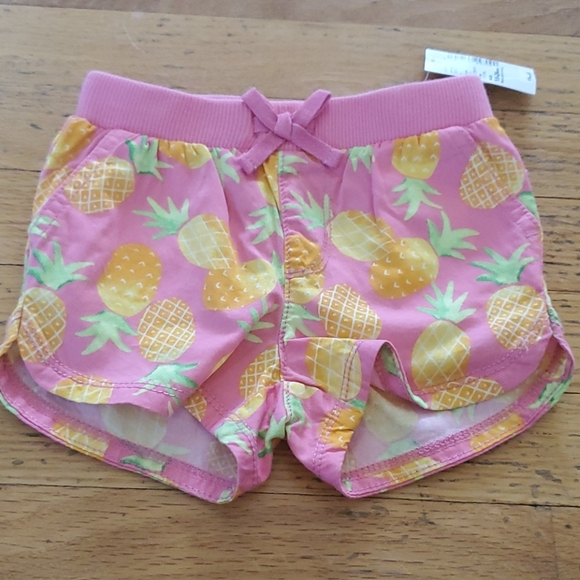 The Children's Place | Bottoms | Nwt Pink Pineapple Shorts 824 Months ...